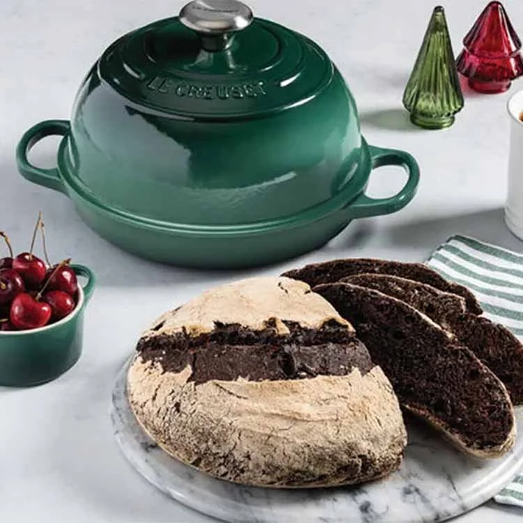 No-Knead Chocolate Cherry Bread — Kitchen Kaboodle