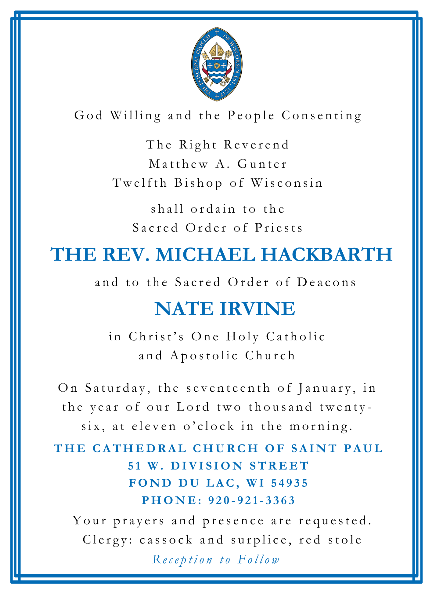 Meet the Ordinands: Michael Hackbarth and Nate Irvine | Diocese of ...