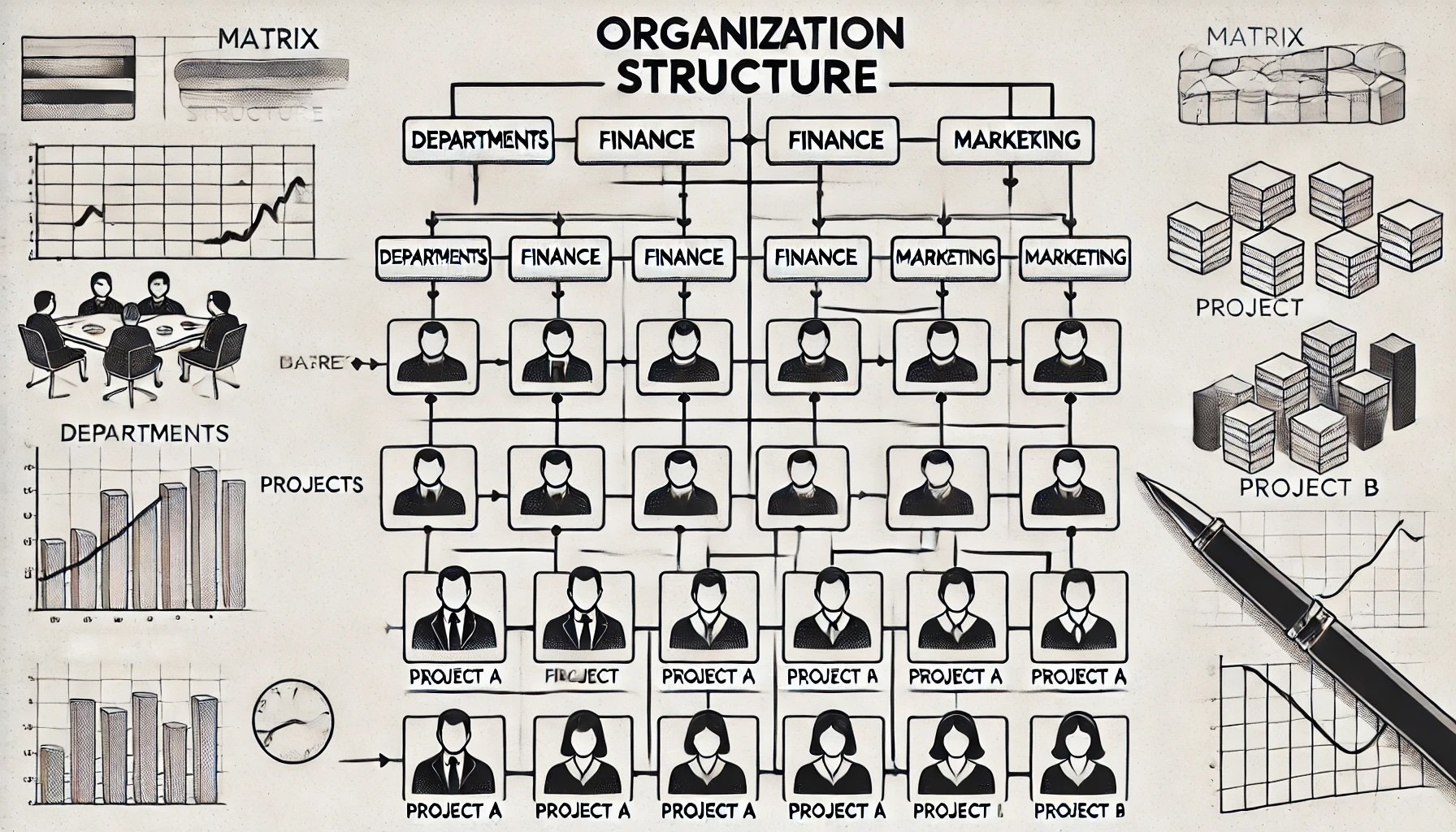 Hierarchical vs. Process vs. Matrix Organizations: Key Differences ...