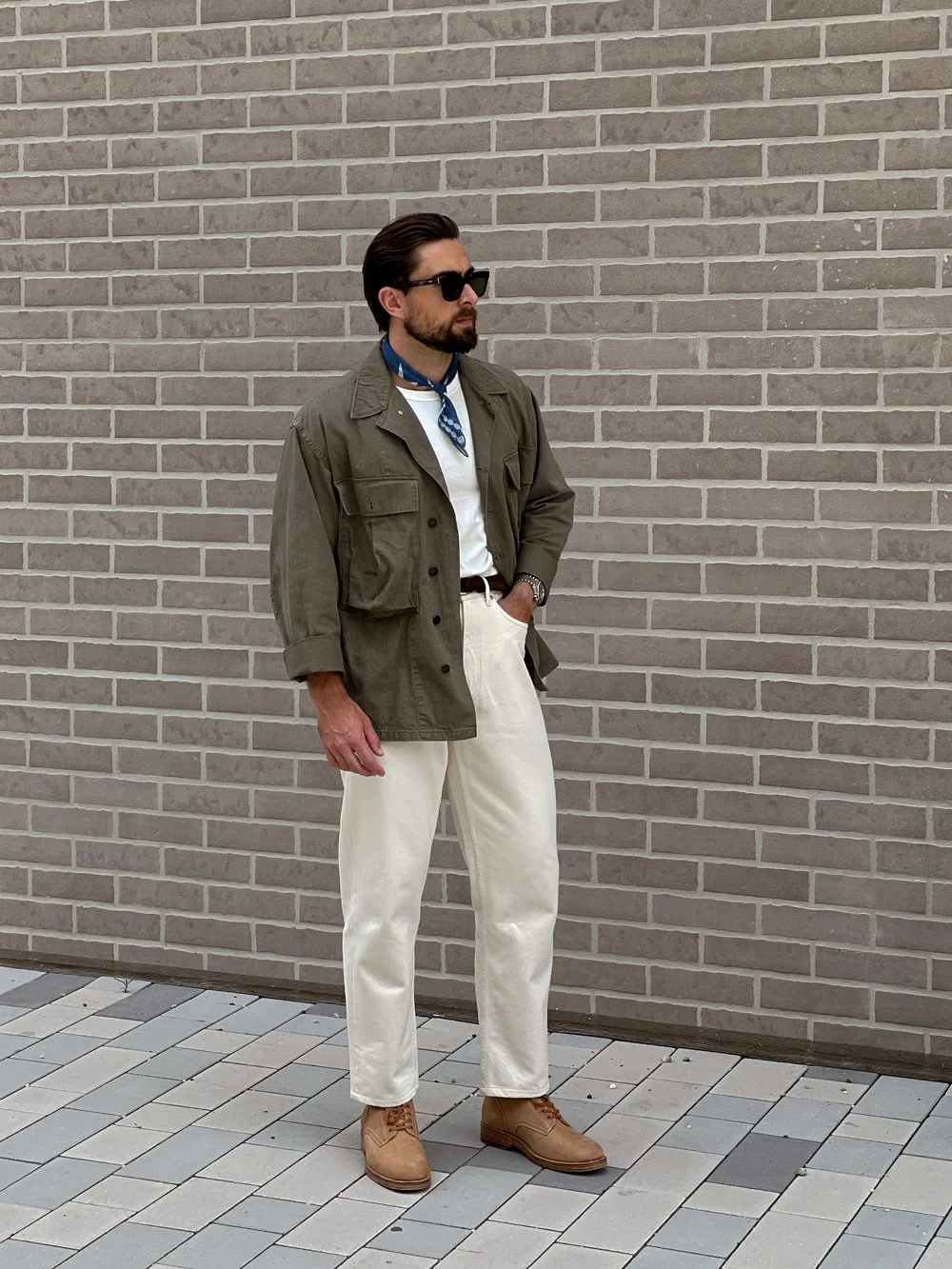 Army Jacket and Perfect Boondockers — Outfit Narrative