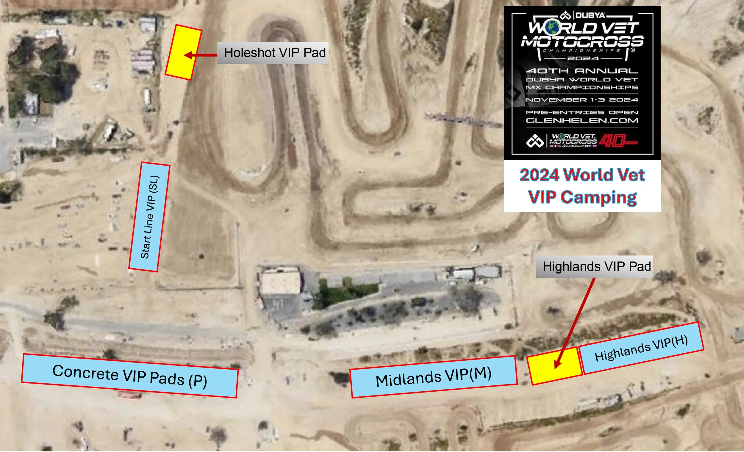WORLD VET CAMPING — Glen Helen Raceway