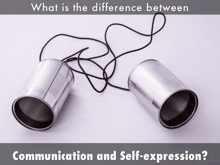 The Difference Between Self-expression and Communication — Blair Glaser ...