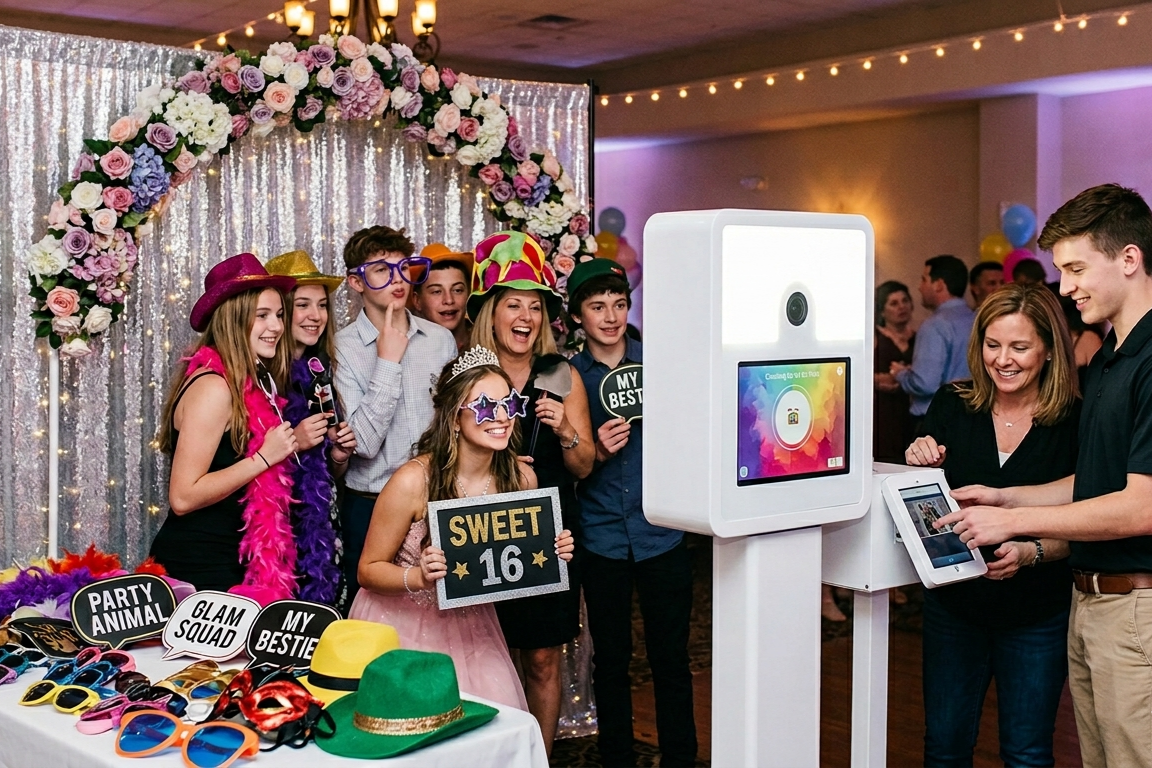 Sweet 16 Photo Booth Rentals NJ | Premier Rentals — Premier Rentals ...
