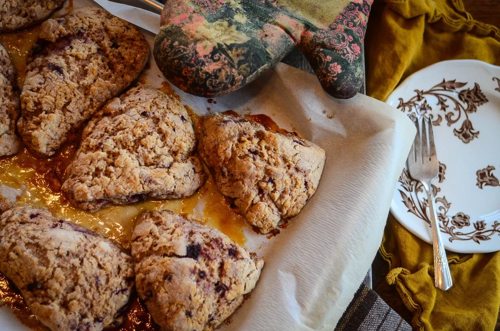 Sprouted Spelt Scones with Berries & Cream — The Elliott Homestead