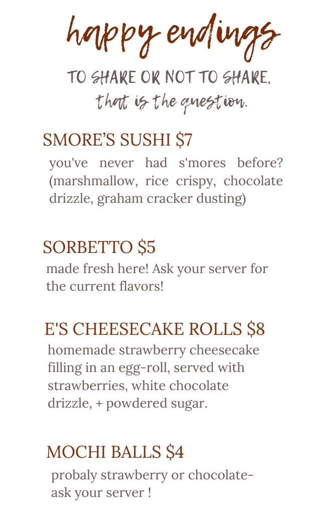 Menus — Wok'd