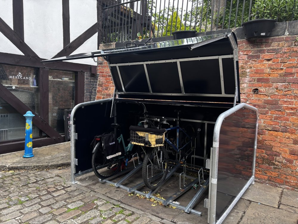 Secure Cycle Parking — Shrewsbury Moves
