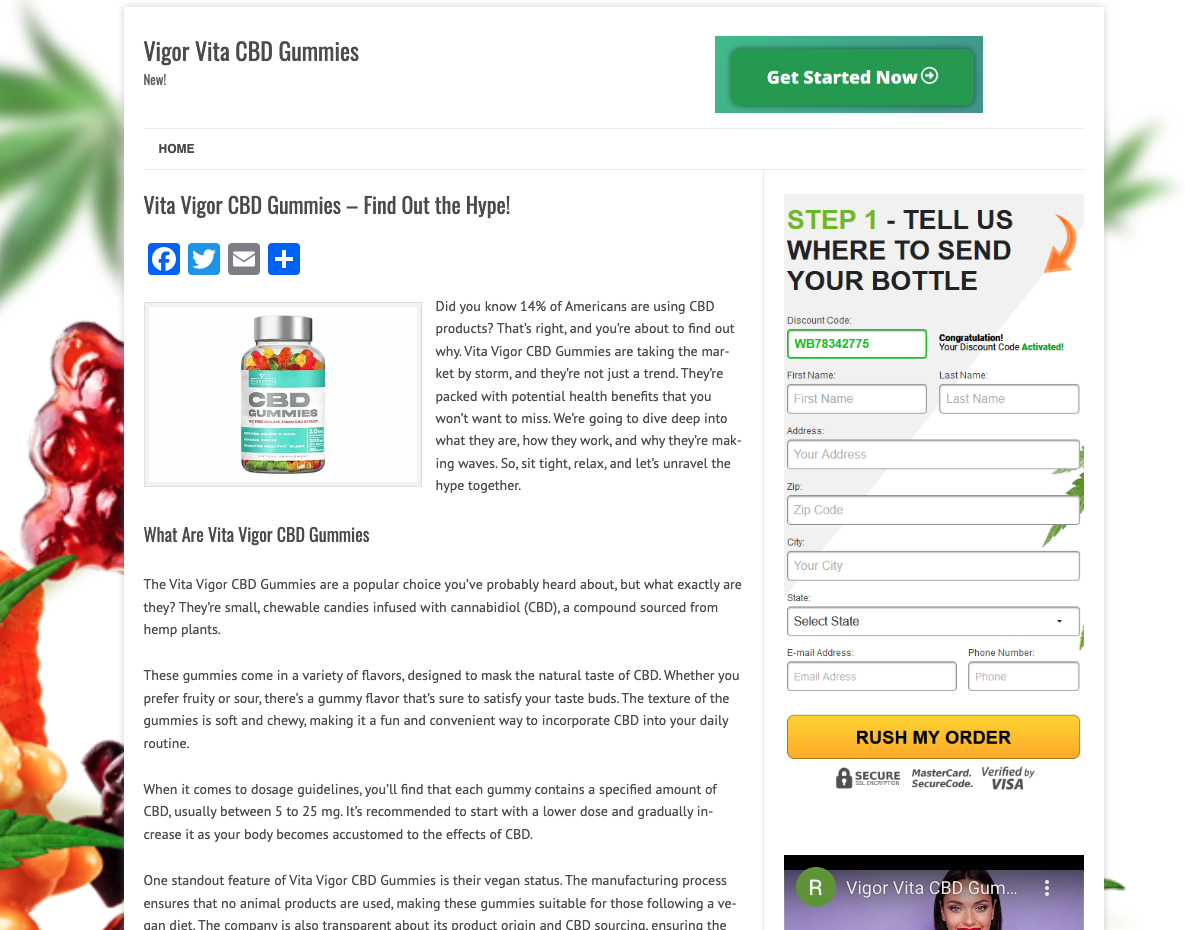 Vigor Vita CBD Gummies Review: Are They Worth Your Money? — Best Buds ...