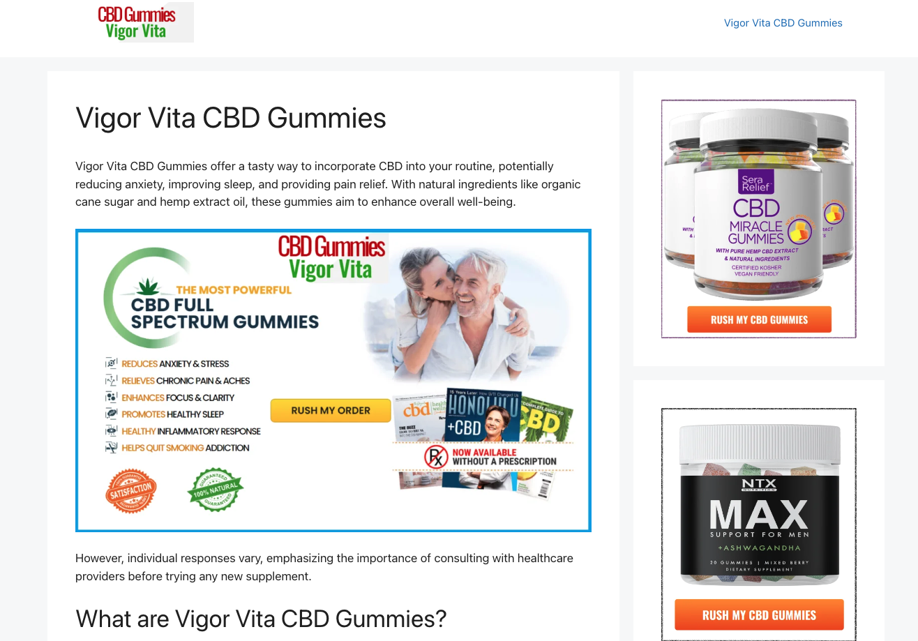 Vigor Vita CBD Gummies Review: Are They Worth Your Money? — Best Buds ...
