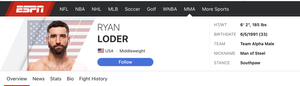 Ryan Loder - UFC Fight Night