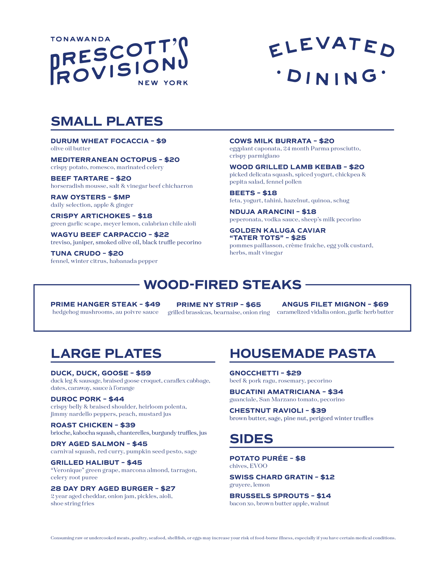 Our Food — Prescott’s Provisions