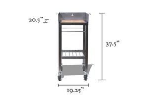 Burn Box with Lid — Grills by Demant