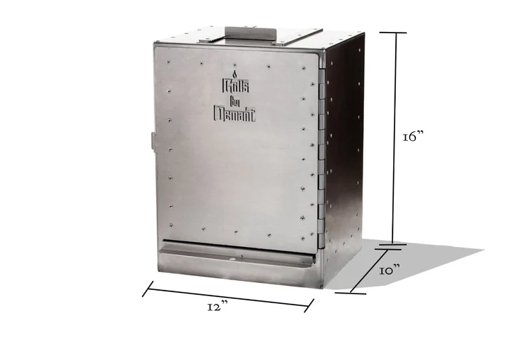 Burn Box with Lid — Grills by Demant