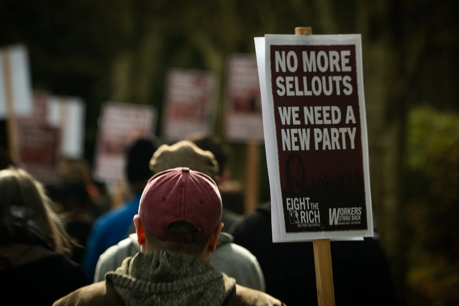 Workers Strike Back Protests at the House of Warmongering Congressman ...