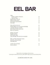 MENU — Eel Bar
