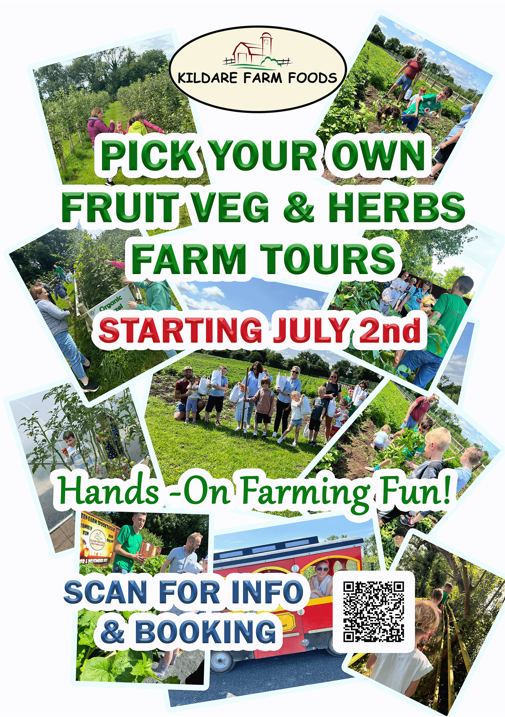 Pick your Own Fruit Veg & Herbs Farm Tour — Kildare Heritage