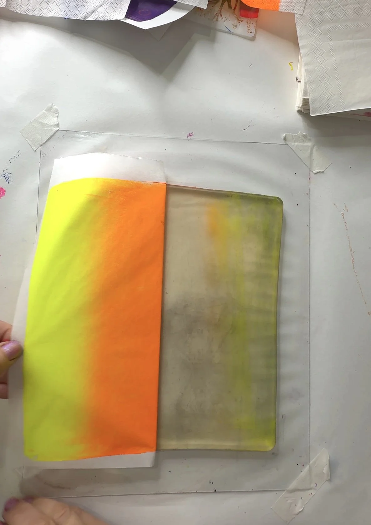 How to Print an Ombre' Effect on Your Gelli Plate — Studio Art Beat