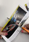 Rolled Magazine Leaves — Art Beat Box