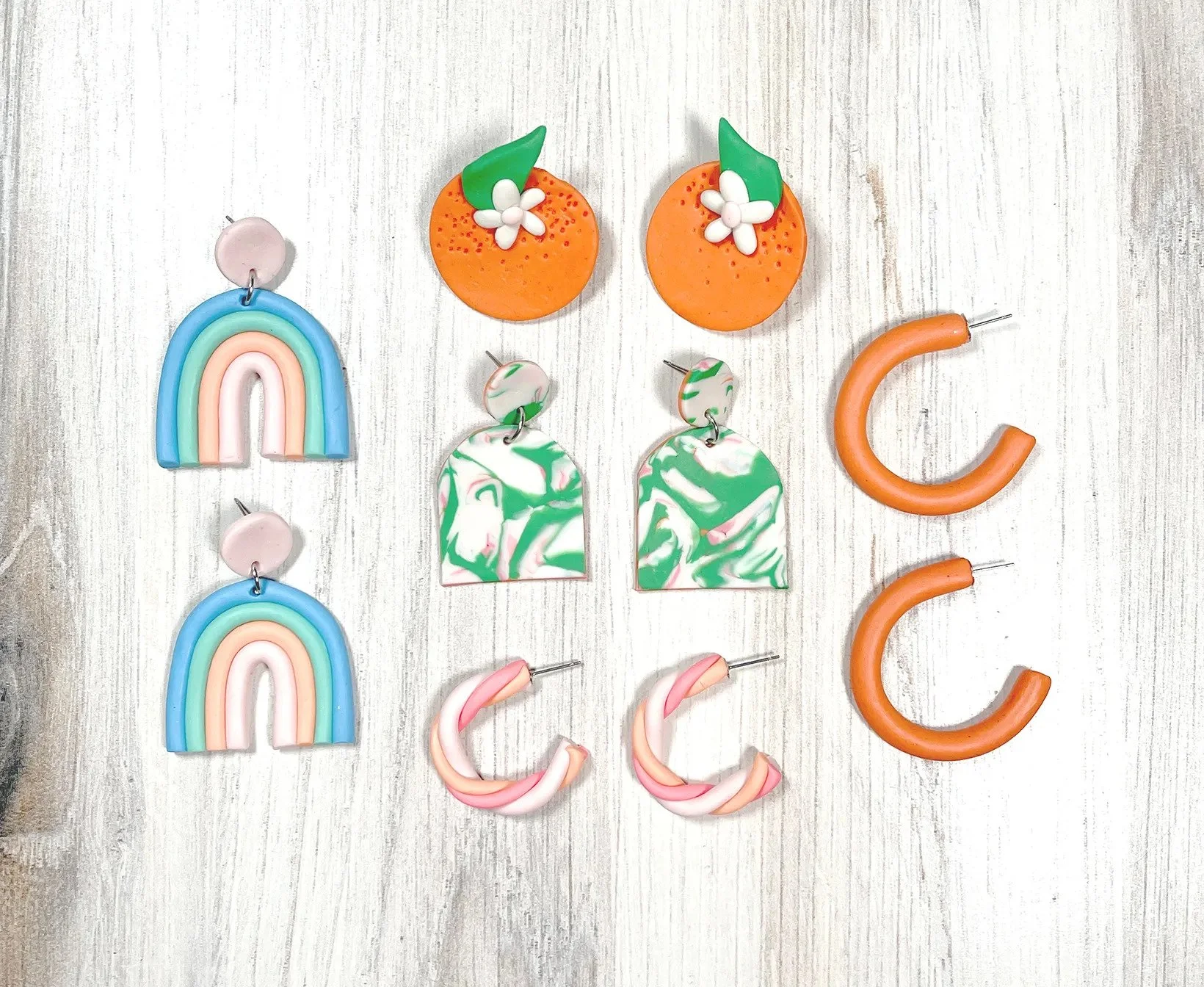 37 Colorful Polymer Clay Earring Designs for Beginners — Art Beat Box