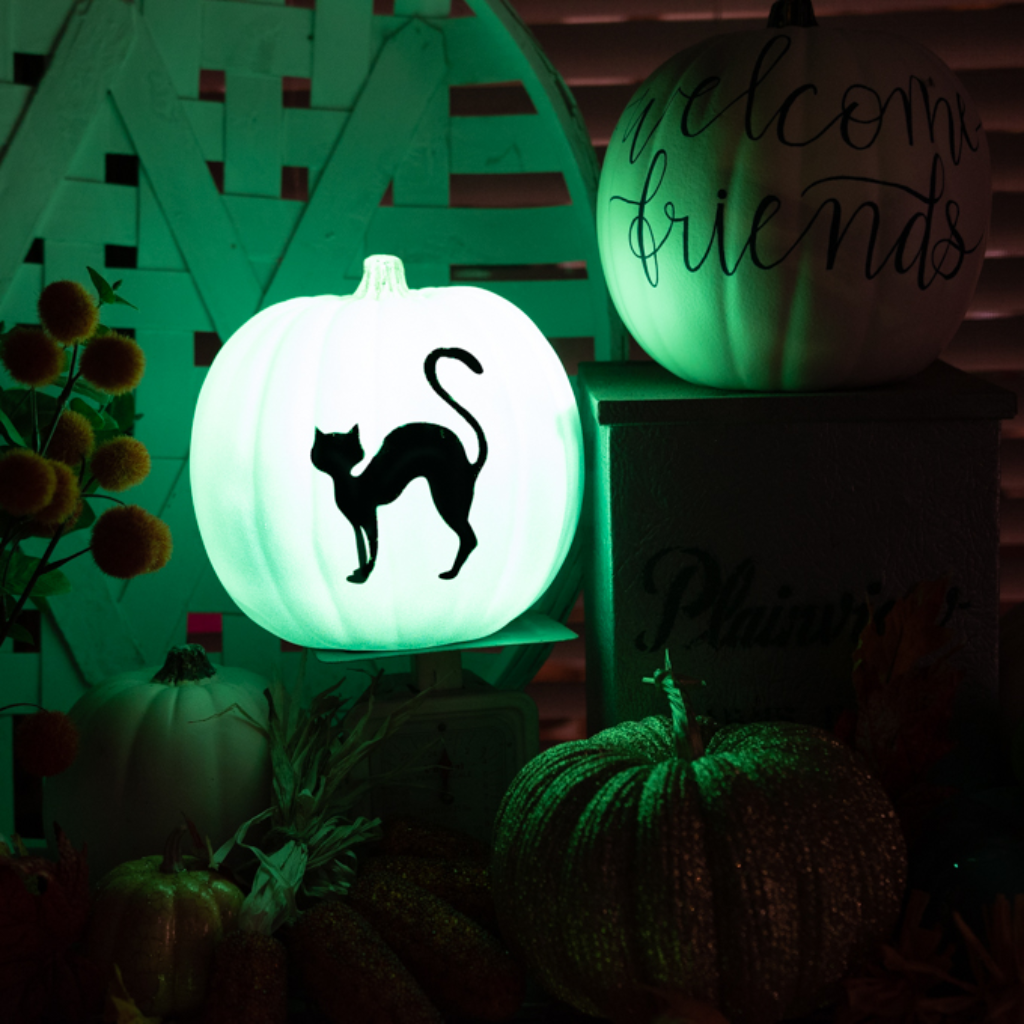 DIY Dollar Store Halloween Decorations: 37 + Foam Pumpkin Makeovers ...