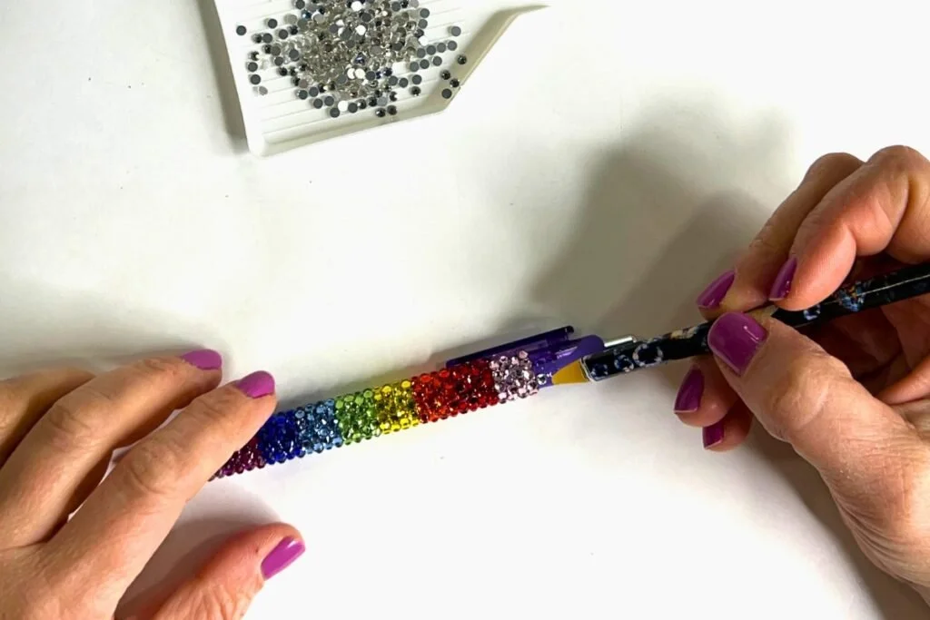 How To Bling Your Own Custom Rhinestone InkJoy Pen — Art Beat Box