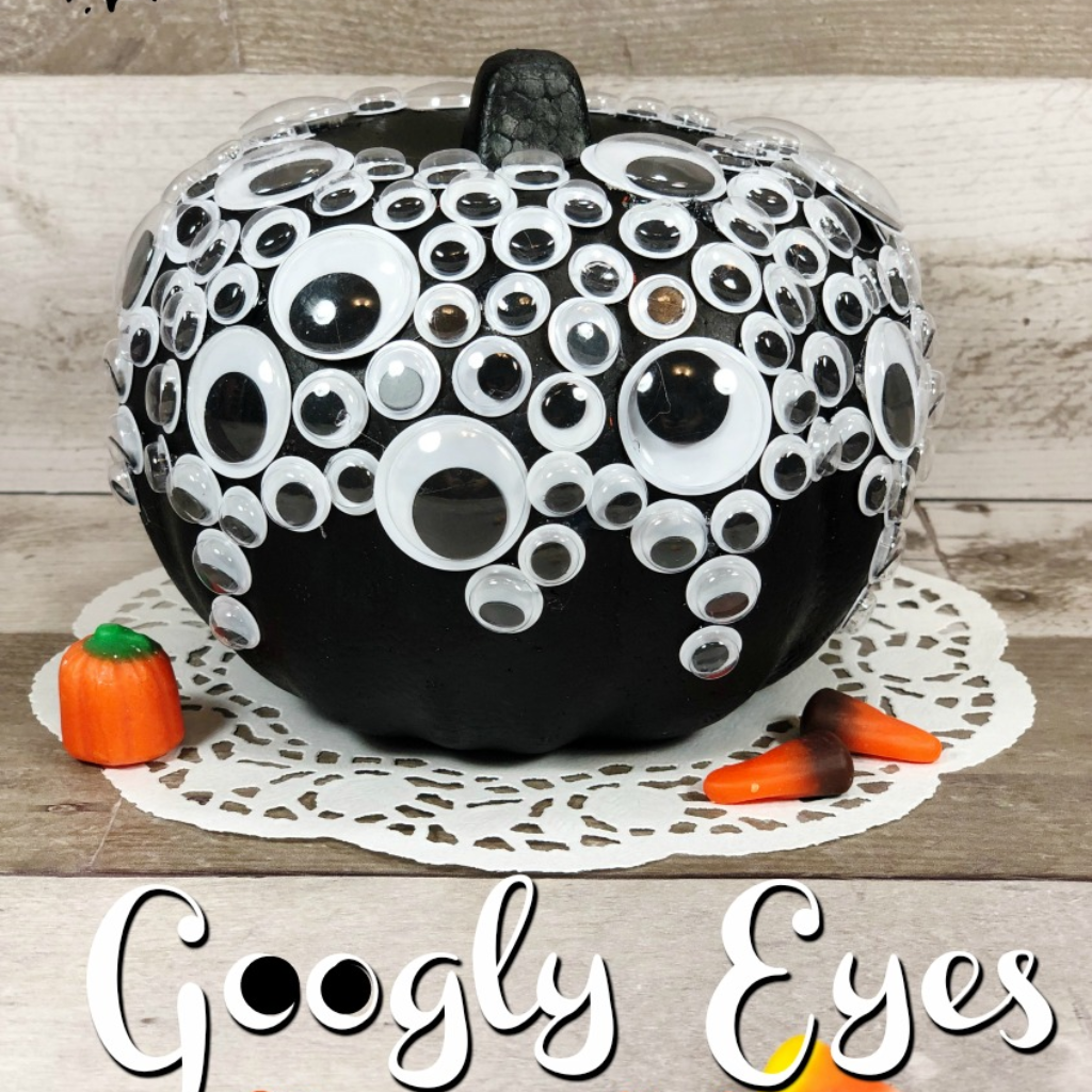 DIY Dollar Store Halloween Decorations: 37 + Foam Pumpkin Makeovers ...
