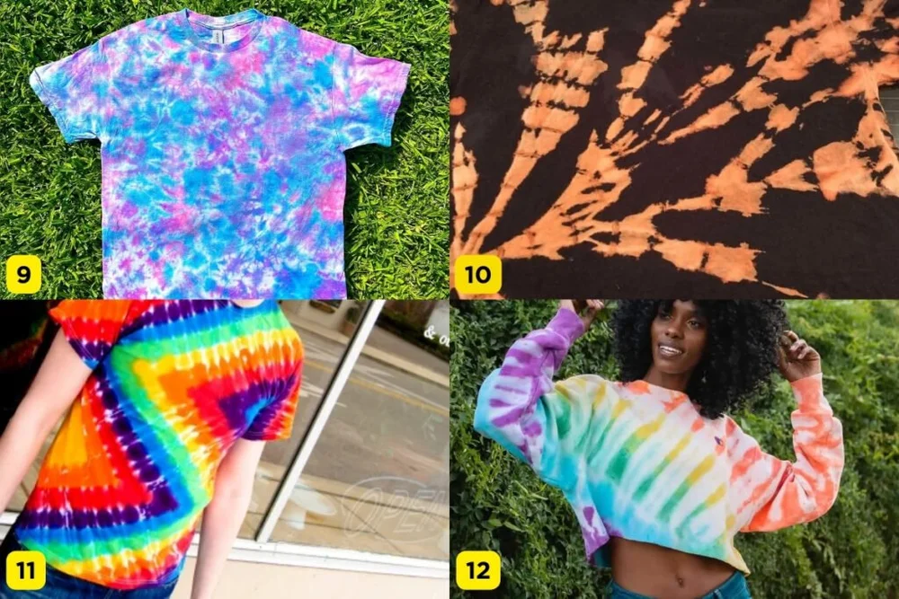 30 Cool Tie Dye Patterns & Folding Techniques You’ll Want to Try [Step ...