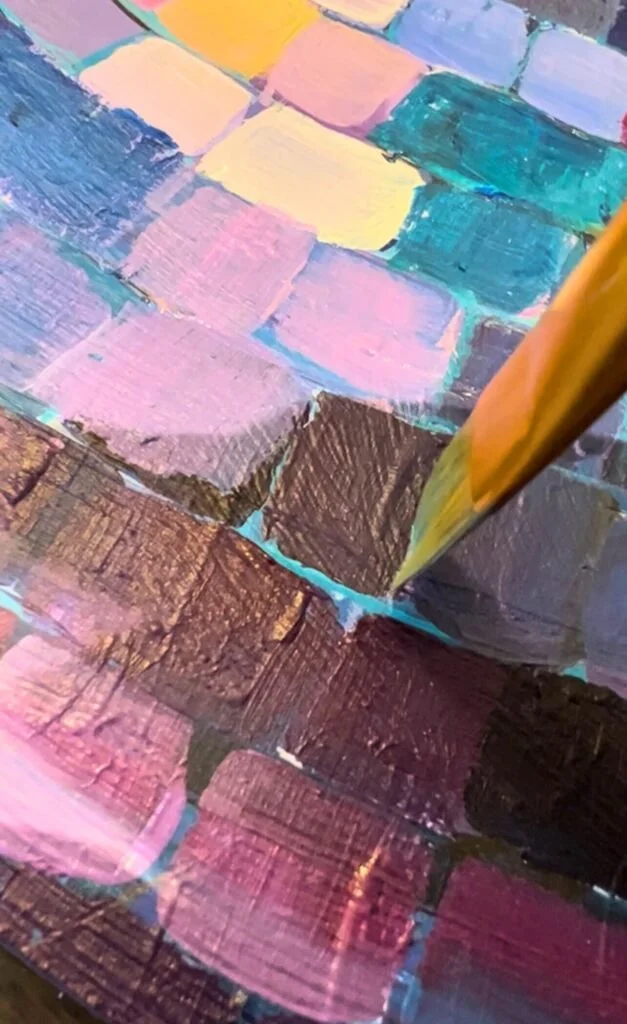 DIY Art Tutorial: How to Make a Disco Ball Painting — Studio Art Beat