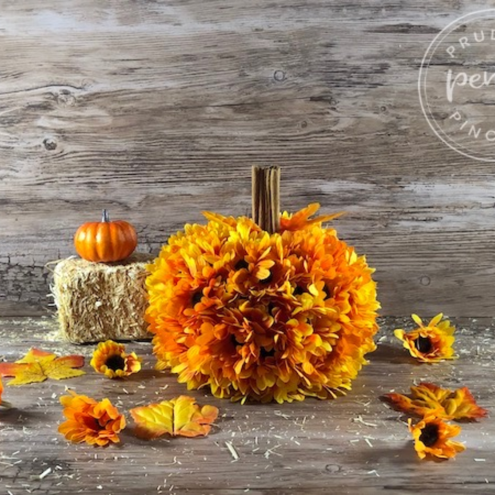 DIY Dollar Store Halloween Decorations: 37 + Foam Pumpkin Makeovers ...