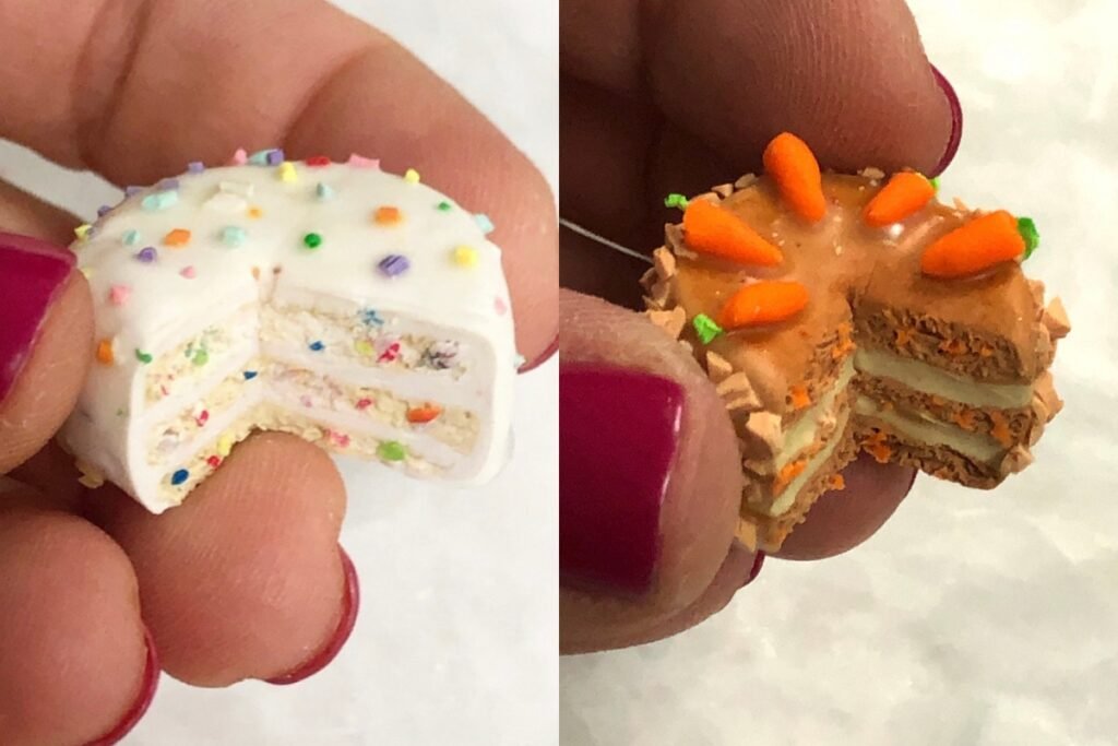 Easy Miniature Polymer Clay Cakes Tutorial — Art Beat Box