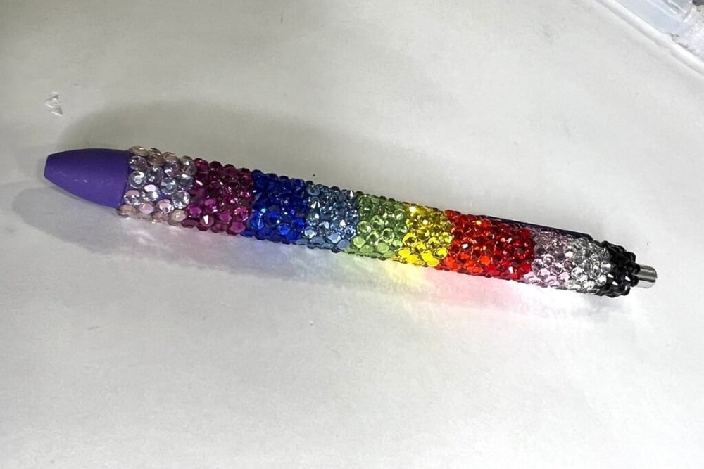 How To Bling Your Own Custom Rhinestone InkJoy Pen — Art Beat Box