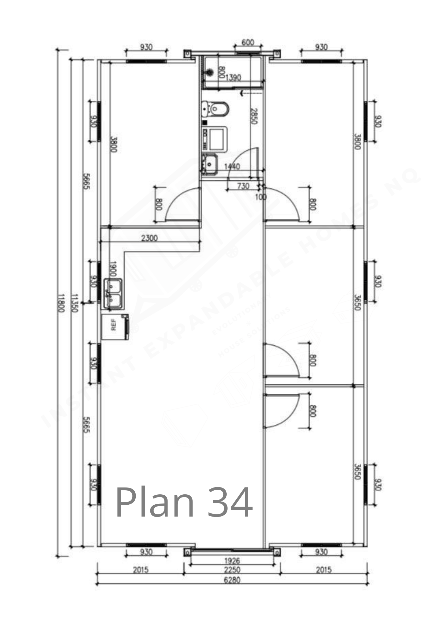 40ft Expandable Home — INSTANT EXPANDABLE HOMES NQ