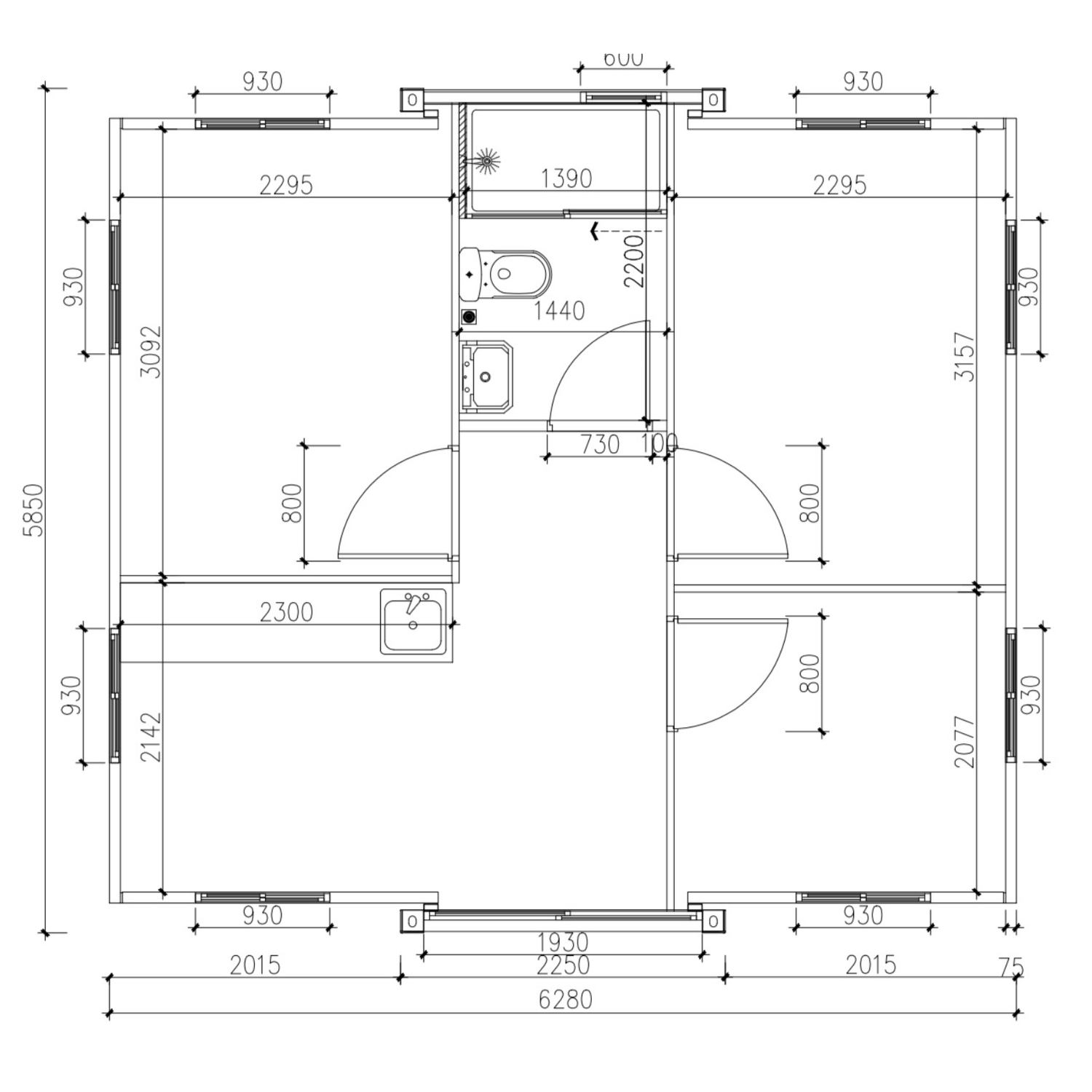 20ft Expandable Home — INSTANT EXPANDABLE HOMES NQ