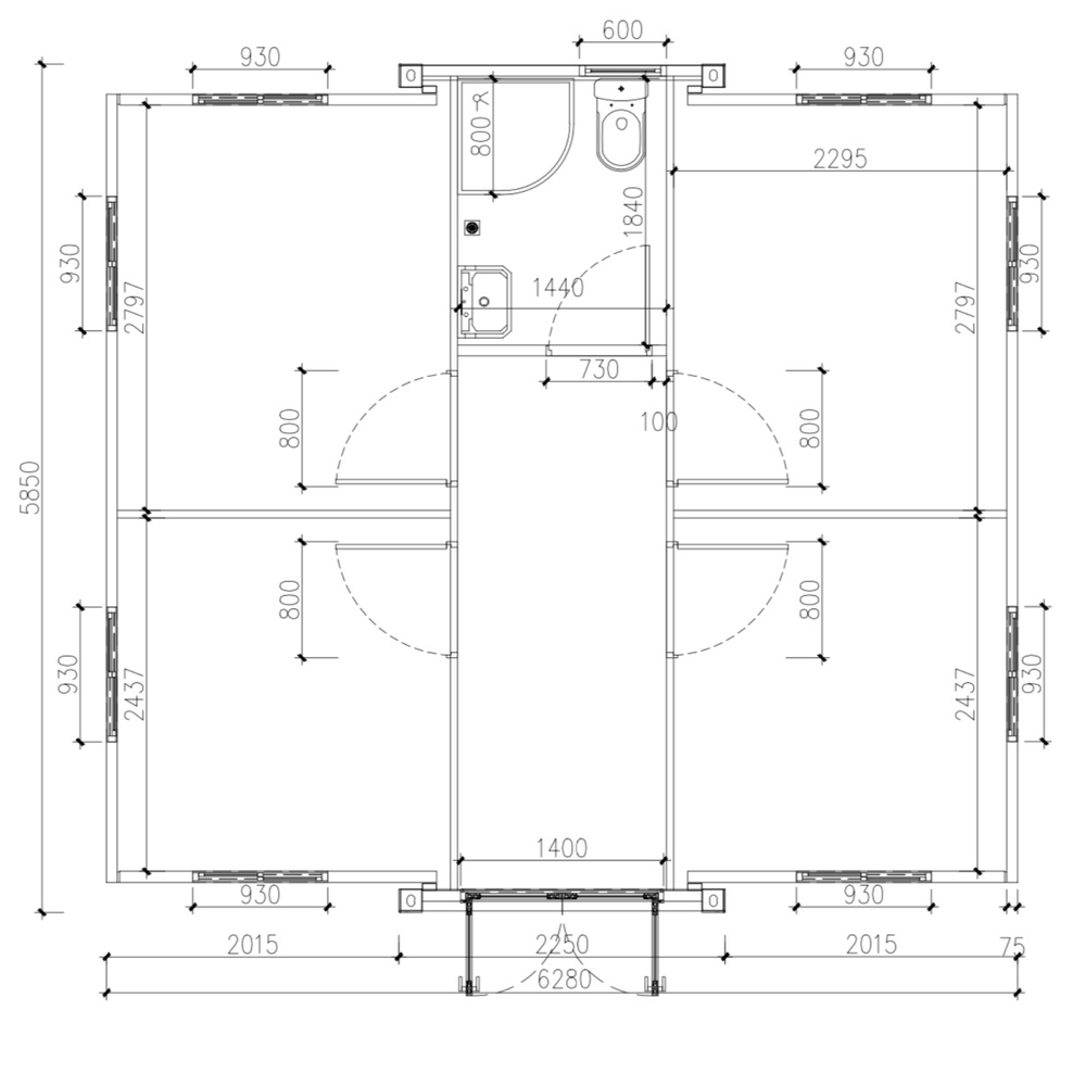20ft Expandable Home — INSTANT EXPANDABLE HOMES NQ