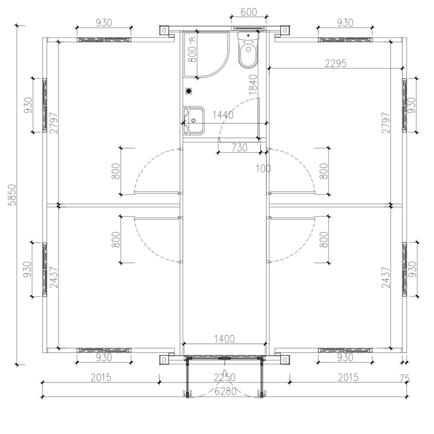 20ft Expandable Home — INSTANT EXPANDABLE HOMES NQ