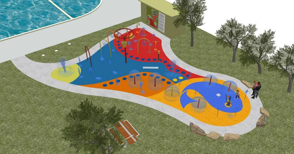 Robinvale Splash Park — Water Features by Design - Water Playgrounds ...