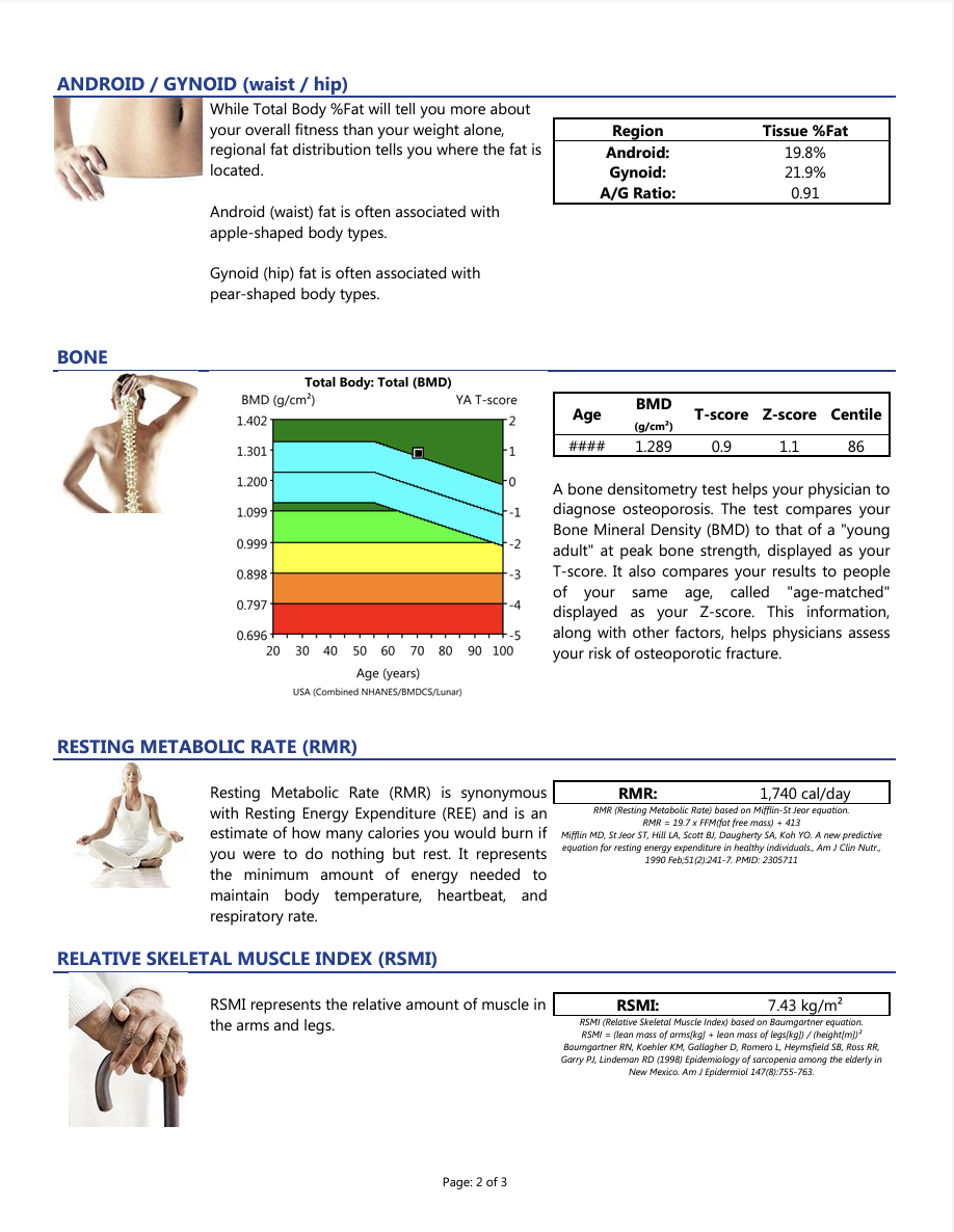 Body Composition DEXA Scan — Benchmark Proactive Health