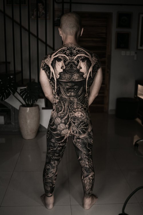 The Art of Commitment; Full Bodysuit Tattoos — Golden Hours Tattoo ...