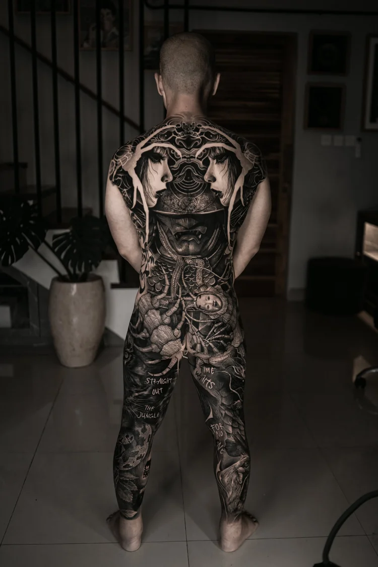 The Art of Commitment; Full Bodysuit Tattoos — Golden Hours Tattoo ...
