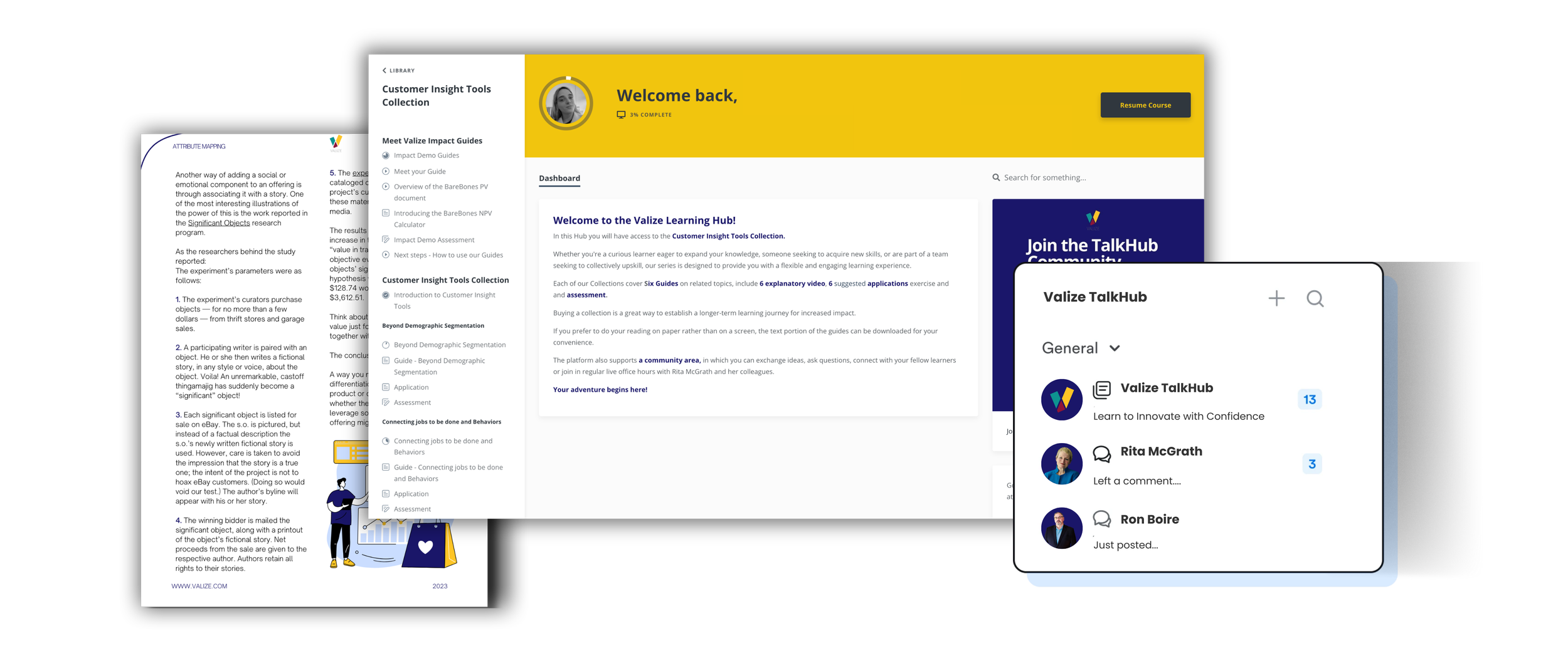 LearningHub — Valize