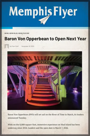 Memphis Flyer Covers Baron Von Opperbean & the River of Time Opening ...
