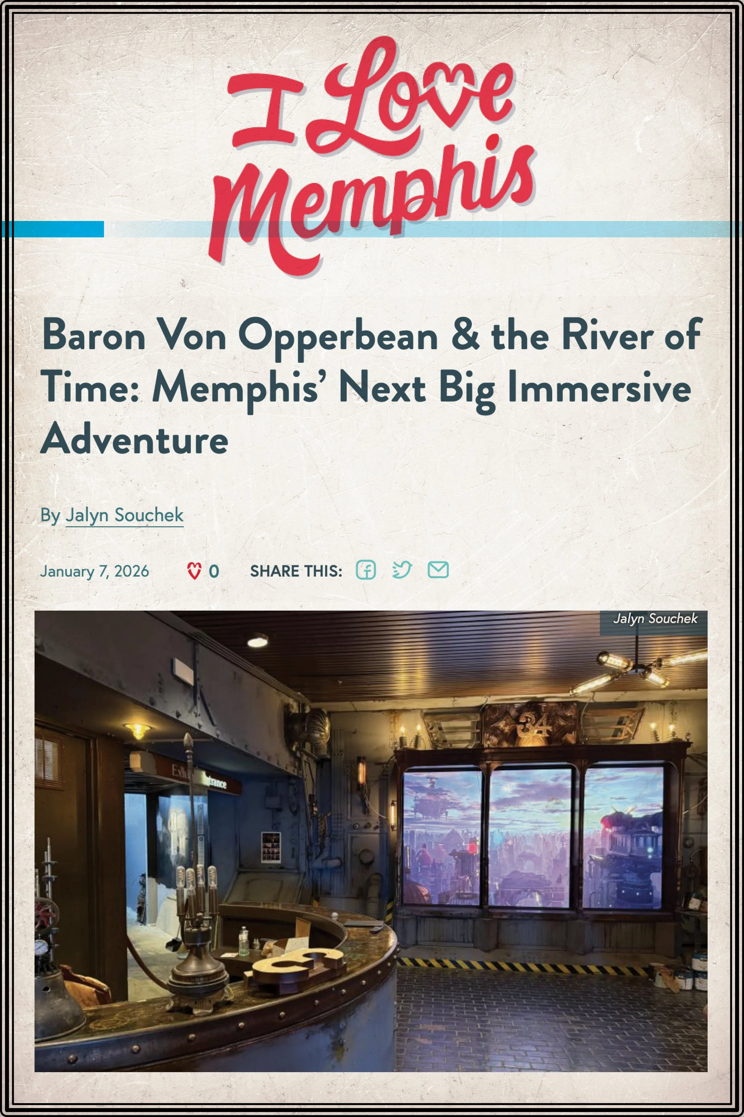 I Love Memphis Blog Previews BVO’s March 7 Opening on Mud Island — BVO ...