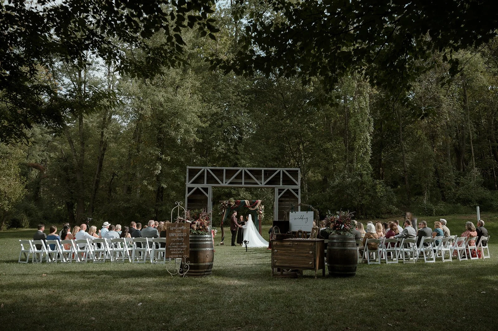 A Vintage, Rustic, Moody, Fall Wedding - Wisteria Cottage and Barn