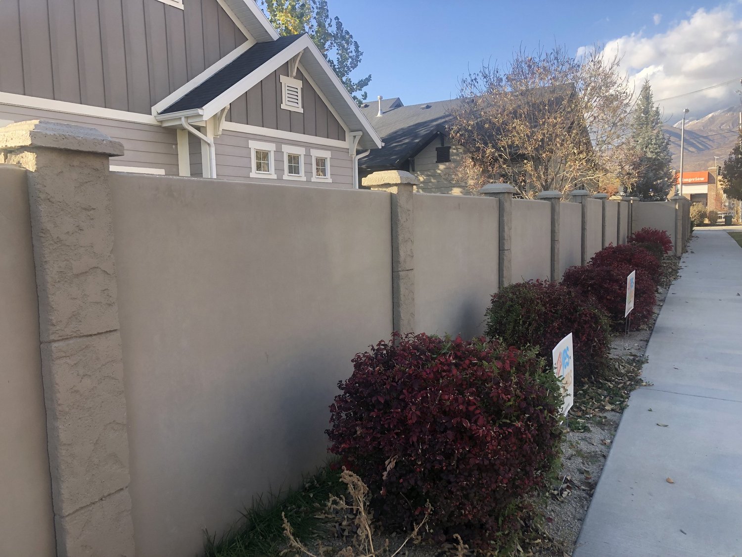 Smooth panel cost — Rhinorock Lightweight Concrete Fencing