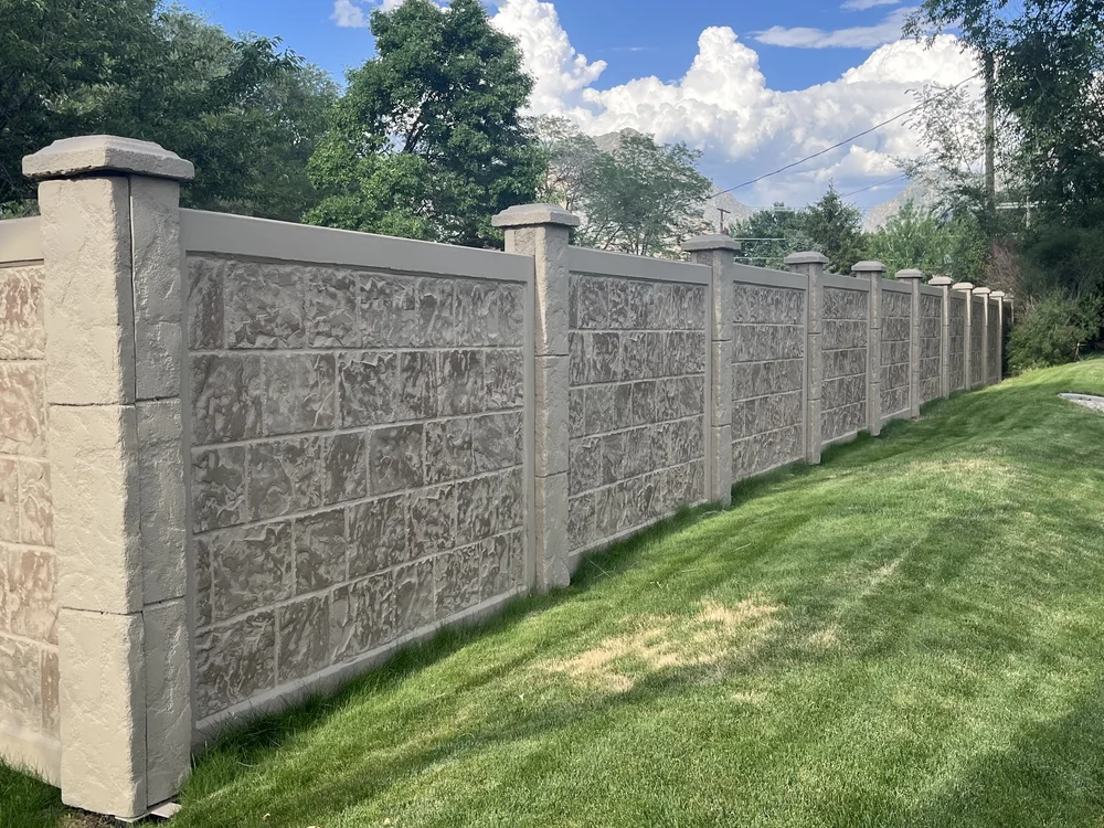 6ft Stone — Rhinorock Lightweight Concrete Fencing