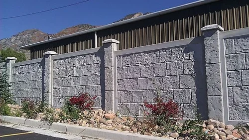 Rhinorock Lightweight Concrete Fencing