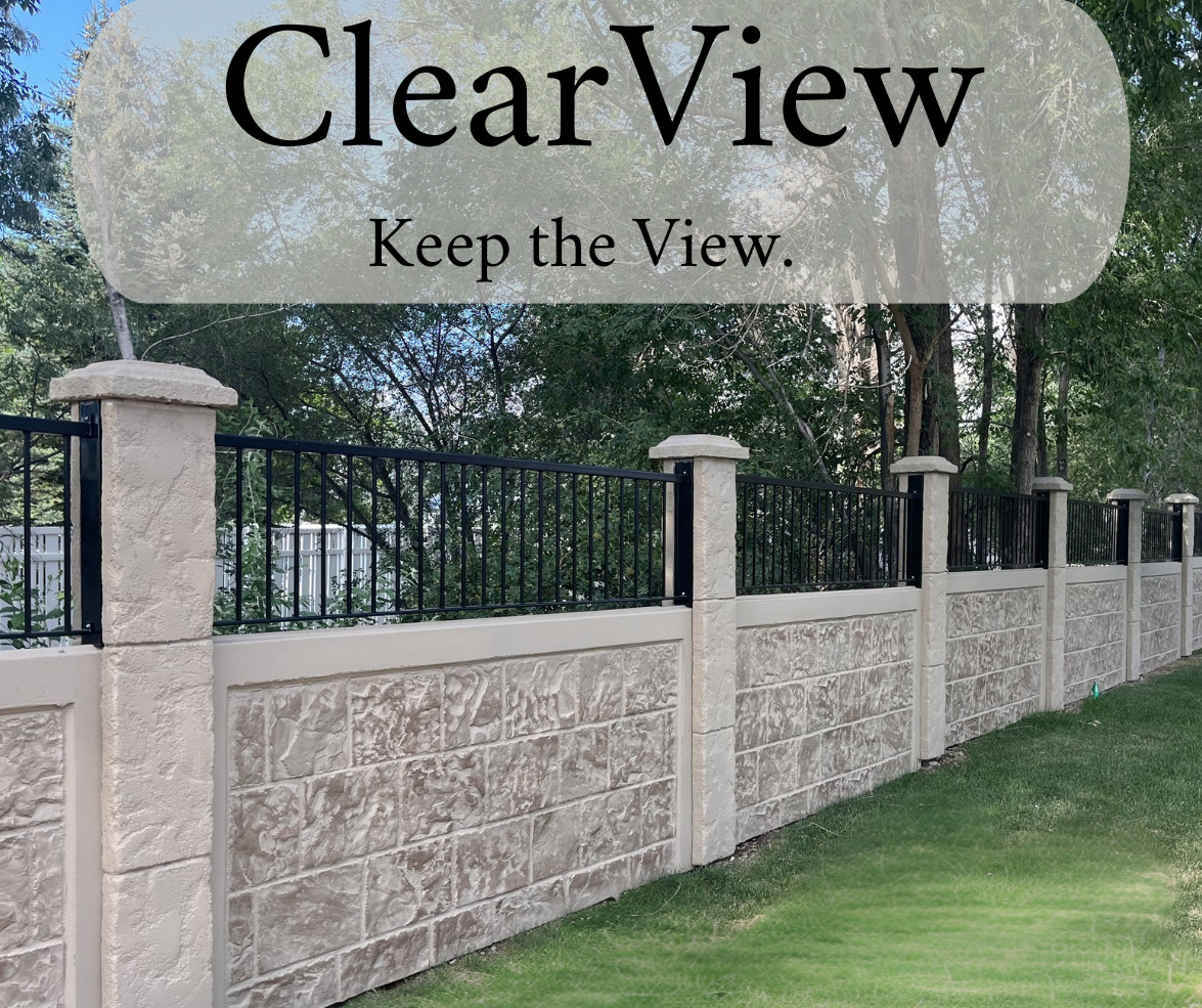Rhinorock Lightweight Concrete Fencing