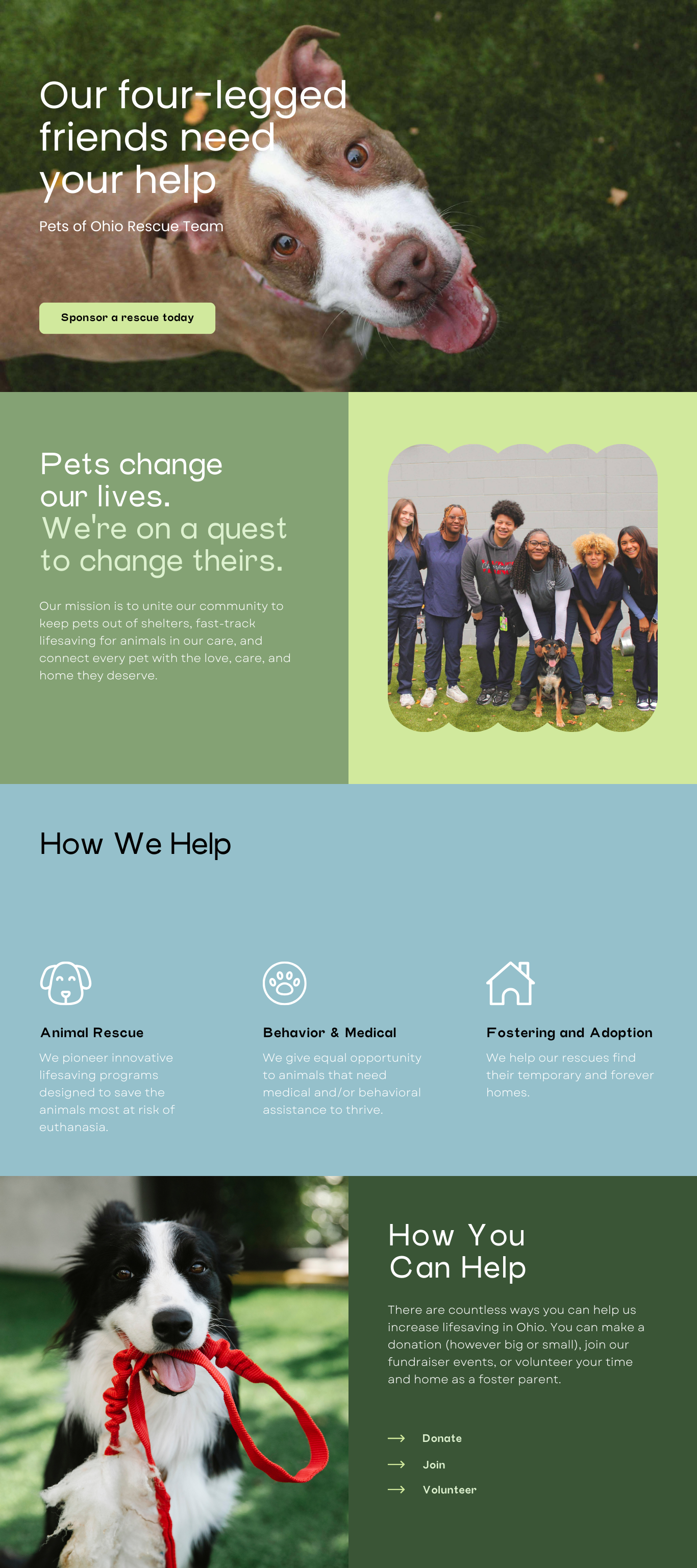 Pets of Ohio Rescue Team