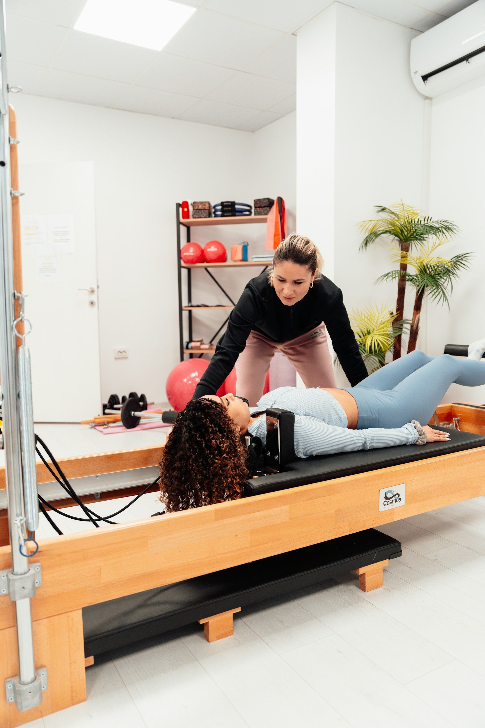 Curly Peachy Pilates