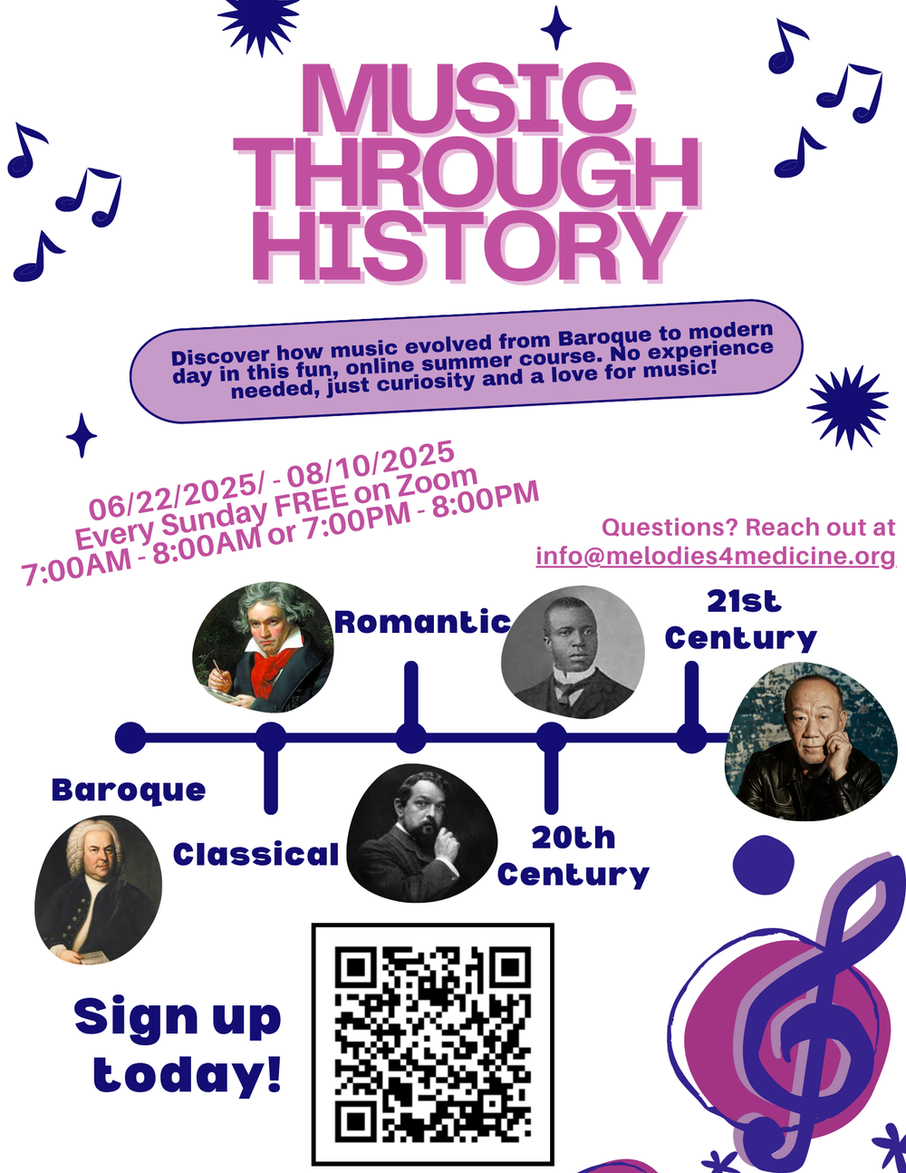 Music Through History — Melodies 4 Medicine