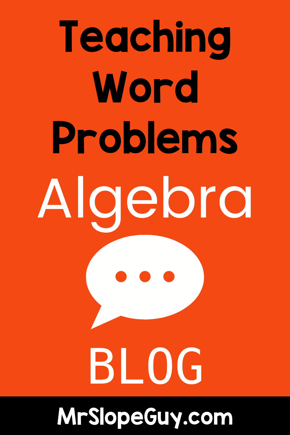 Math Blog — Mr. Slope Guy